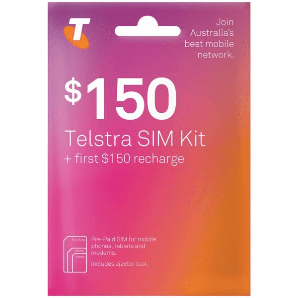 Telstra $150 Sim Kit – Sun Mobiles